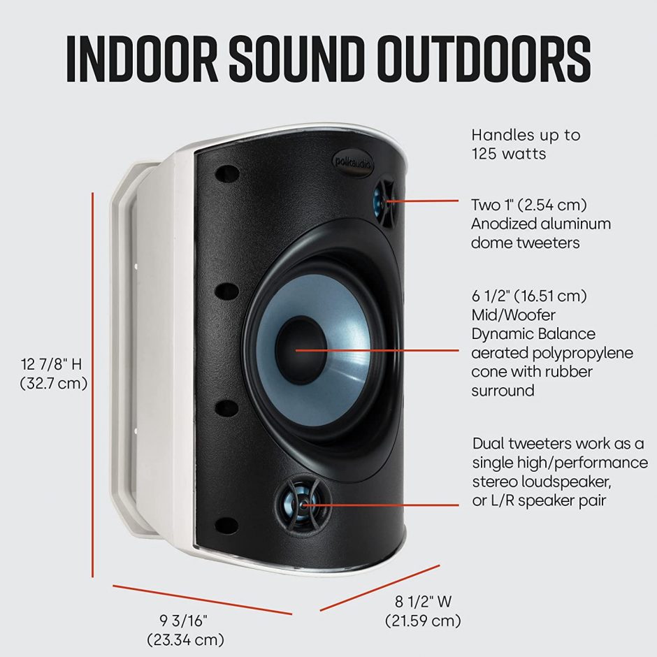 Polk Audio Atrium 8 SDI Par Exterior Blancos | AVSpectrum